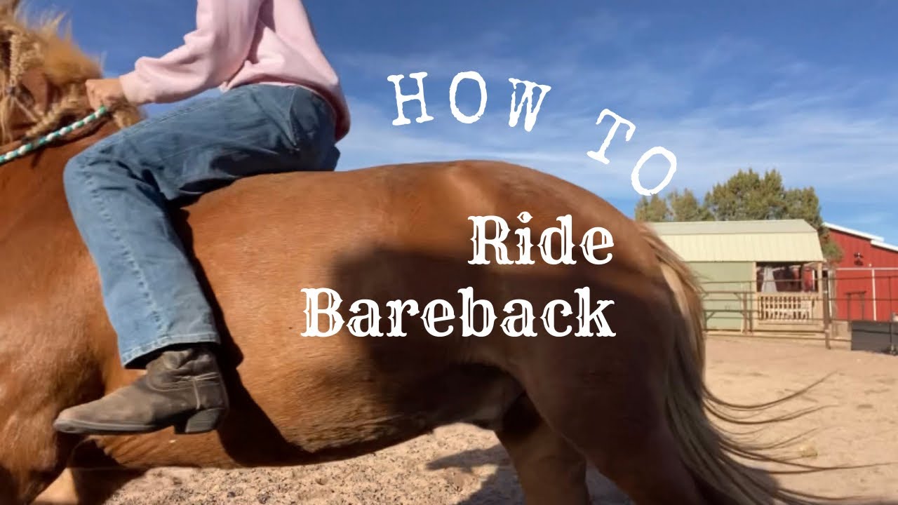 How To Ride Bareback Youtube