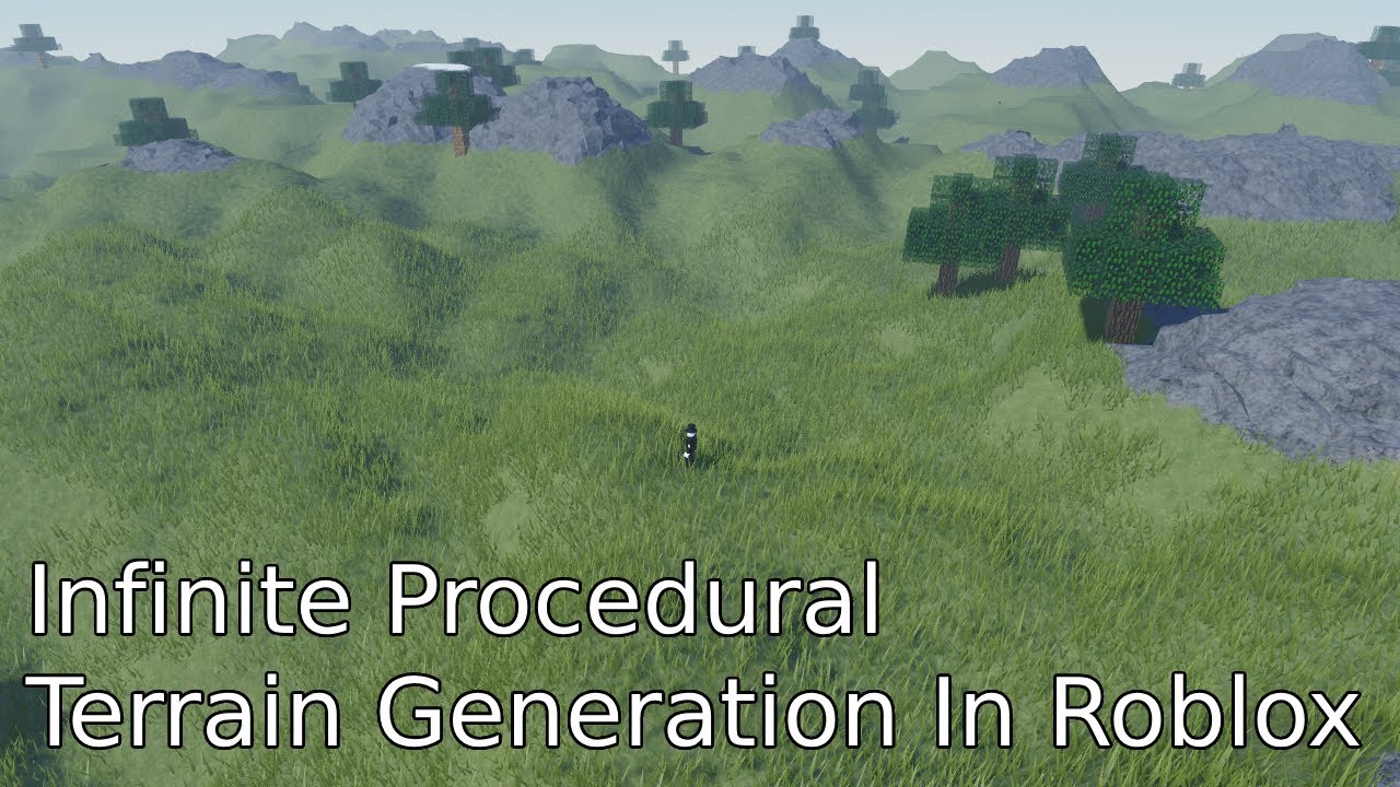 Infinite Procedural Terrain Generation In Roblox Studio Showcase