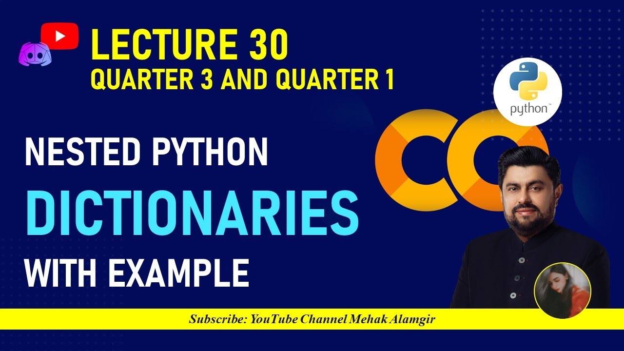 Python Nested Dictionaries With Examples Youtube