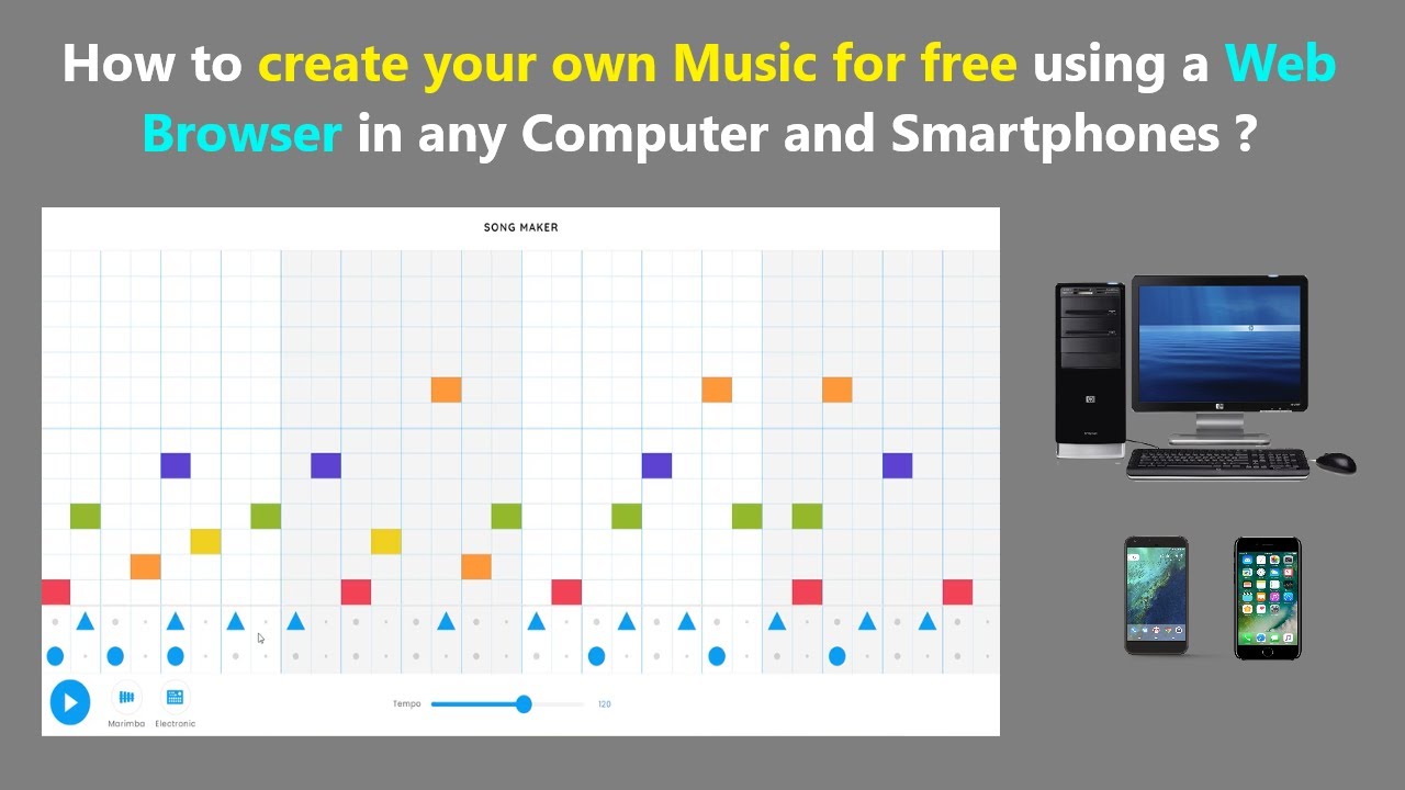 How To Create Your Own Music For Free Using A Web Browser In Any
