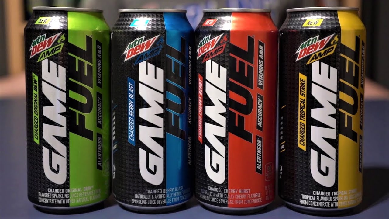 Ctc Review 229 Mountain Dew Amp Game Fuel All Four Flavors Youtube