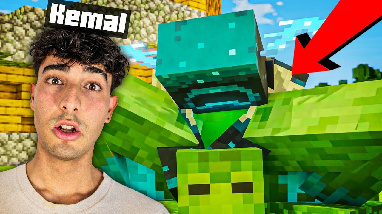 Warden Vs Mutant Zombi Minecraft Animasyon Youtube