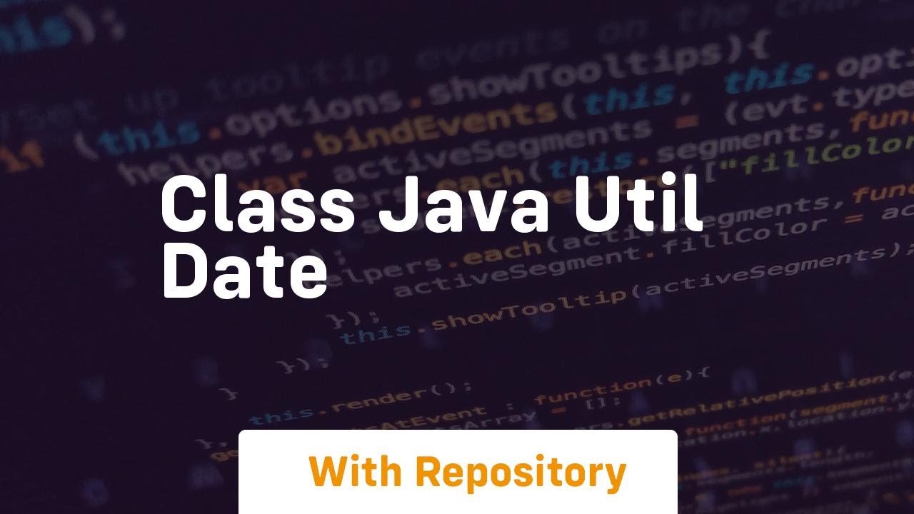 Class Java Util Date Youtube