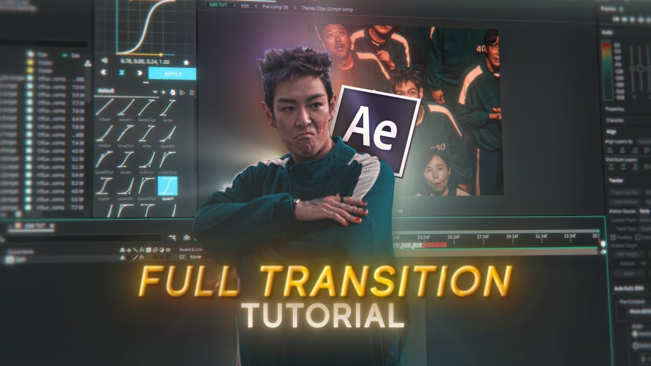 Transition Edit Tutorial On After Effects Woodl Style Edit Youtube