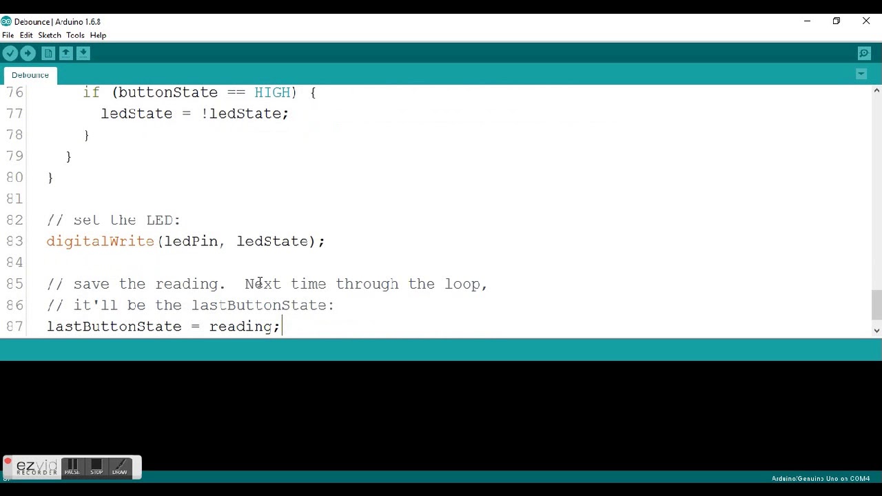 Debounce Example Code Youtube