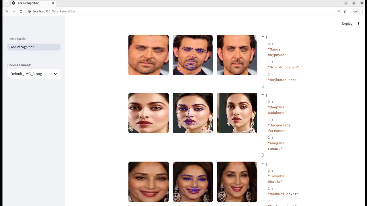 Python Fastapi With Streamlit Face Detection Landmark Alignment And