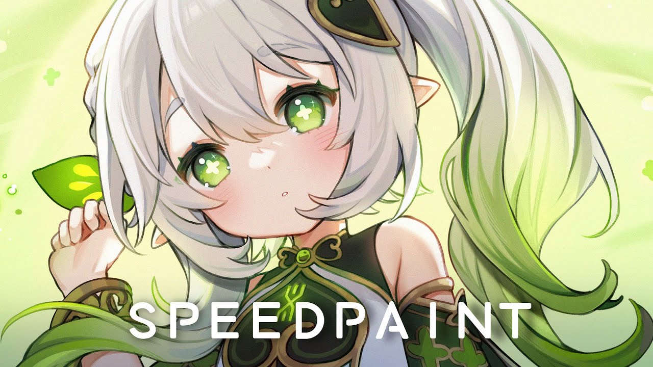 Genshin Impact Nahida Speedpaint Csp Youtube