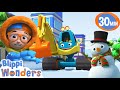Paint The Excavator With Blippi Blippi Blippiwonders Shorts Diy Blippi ...