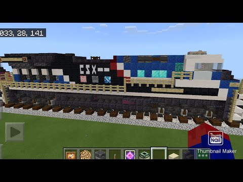 Minecraft Csx 3194 Spirit Of Our Law Enforcement Locomotive Tutorial