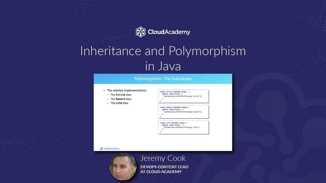 Inheritance And Polymorphism In Java Programming Training Youtube