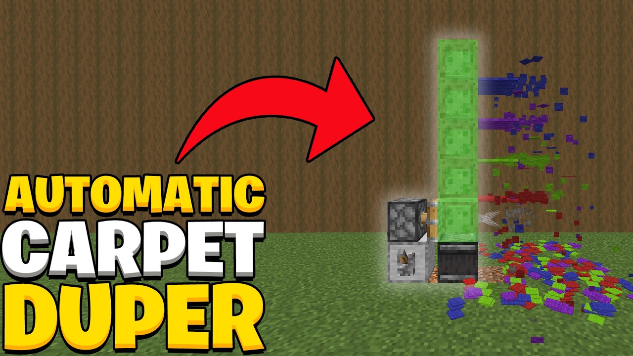Fastest Carpet Duper For Minecraft 1 21 Youtube