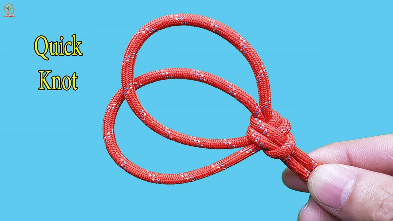Quick And Simple Knot 9diycrafts Youtube