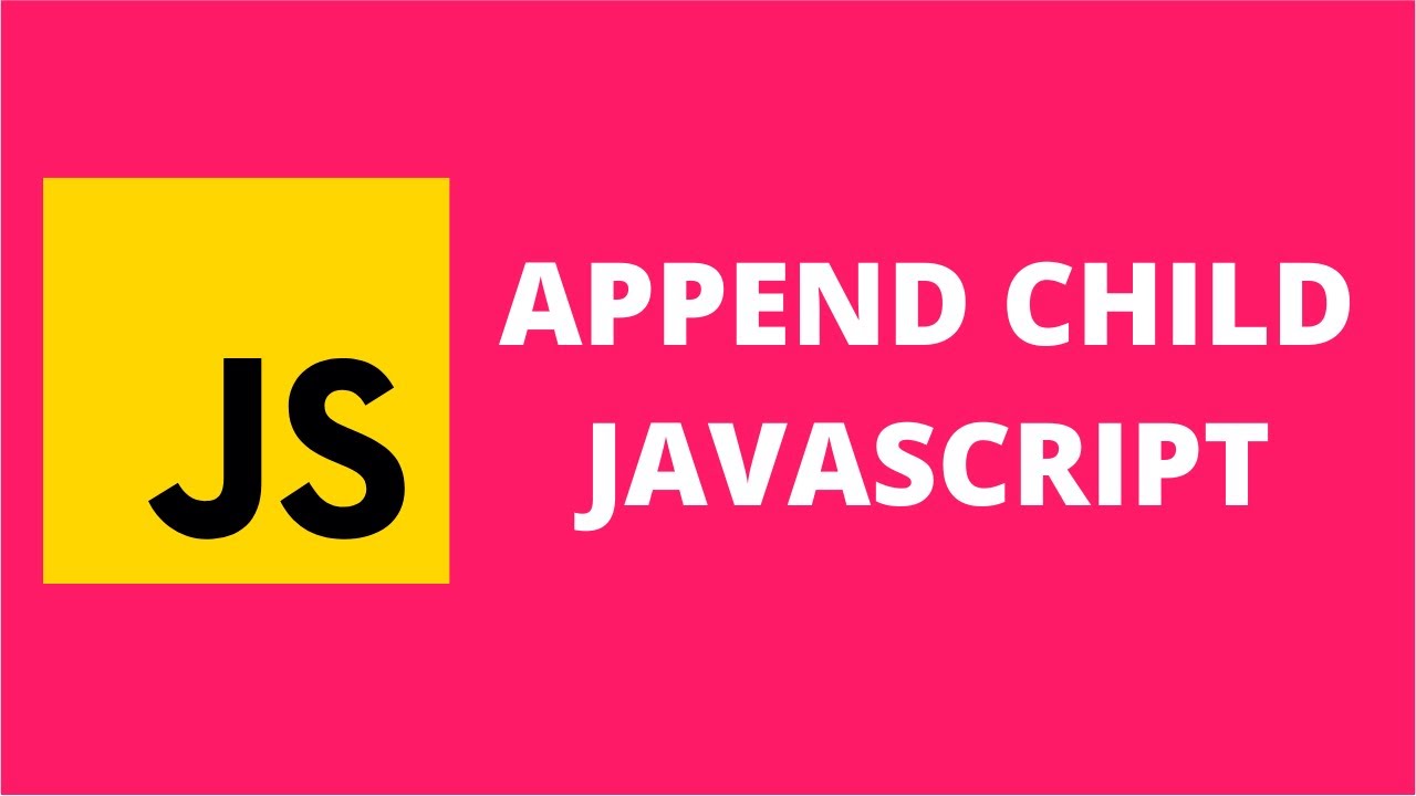 Append Child Javascript Youtube