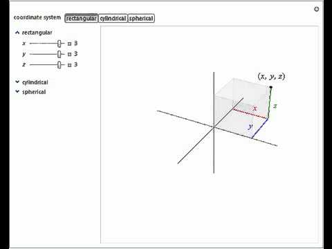 Three Dimensional Coordinate Systems Youtube