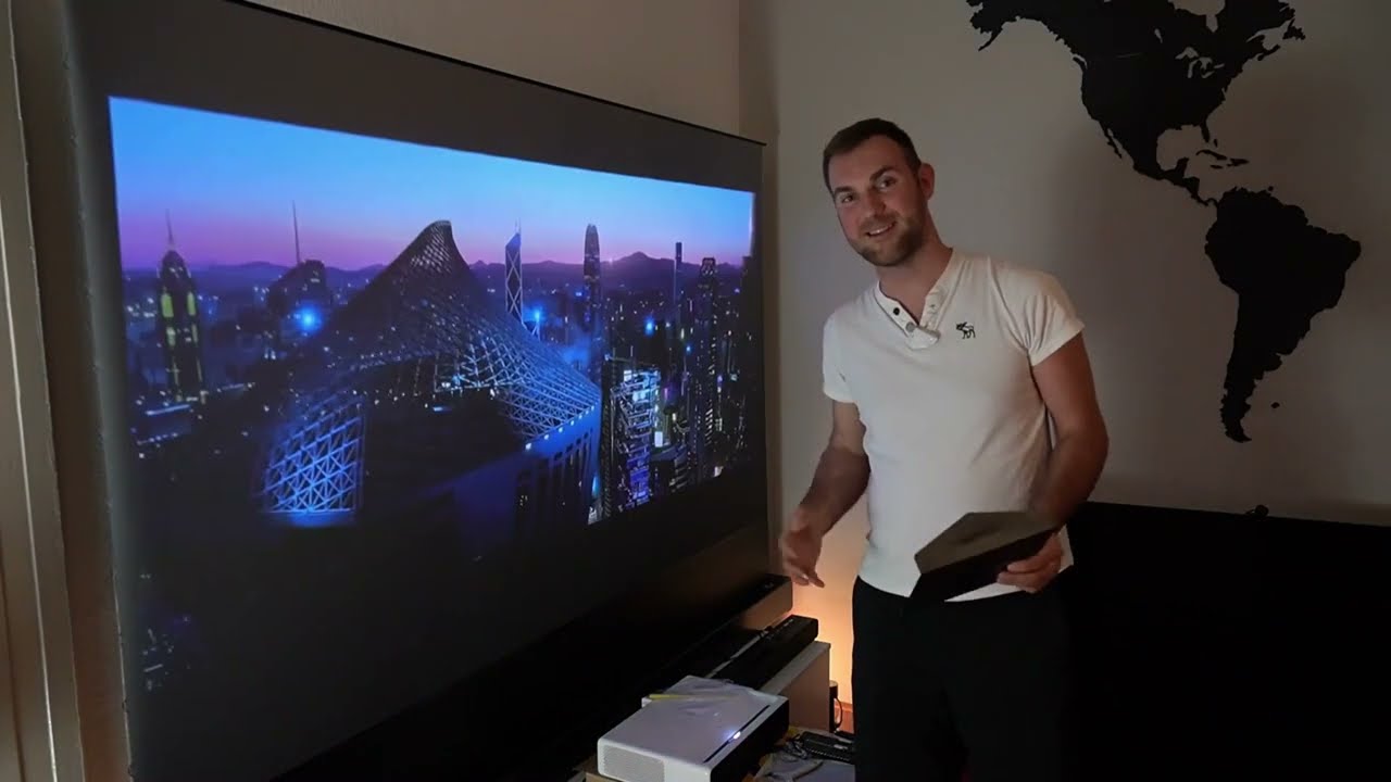 Unboxing A 100 Vividstorm Ultra Short Throw Projection Screen