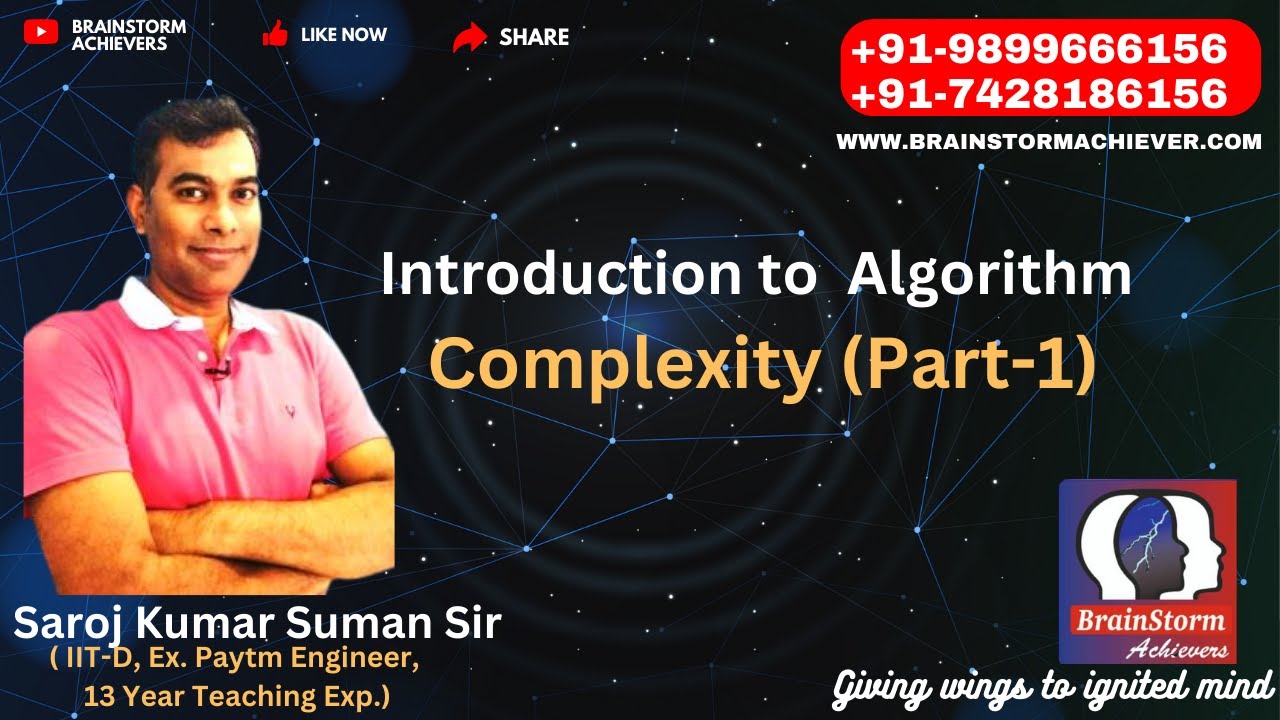 Introduction To Algorithm Complexity Part 1 Youtube
