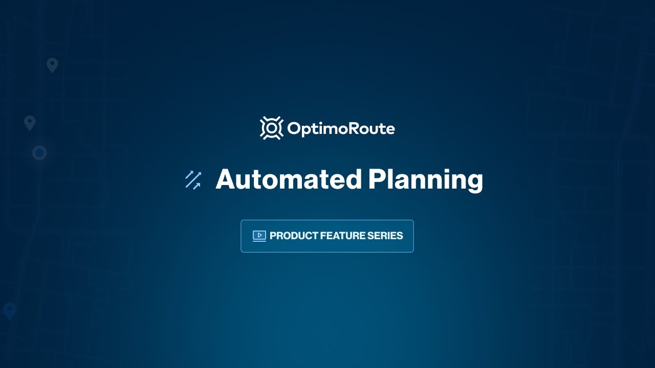 Optimoroute S Automated Planning Feature Youtube