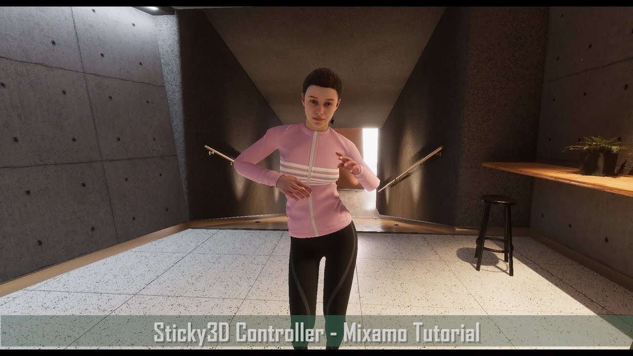 Sticky3d Controller Mixamo Tutorial Youtube