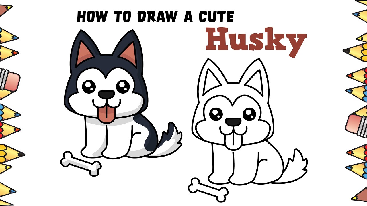 How To Draw A Husky Video At Richard Sayles Blog