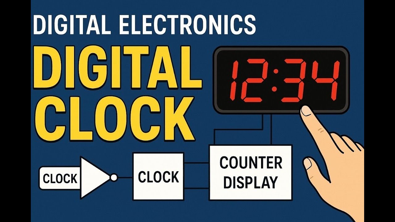 Working And Design Of Digital Clock Youtube