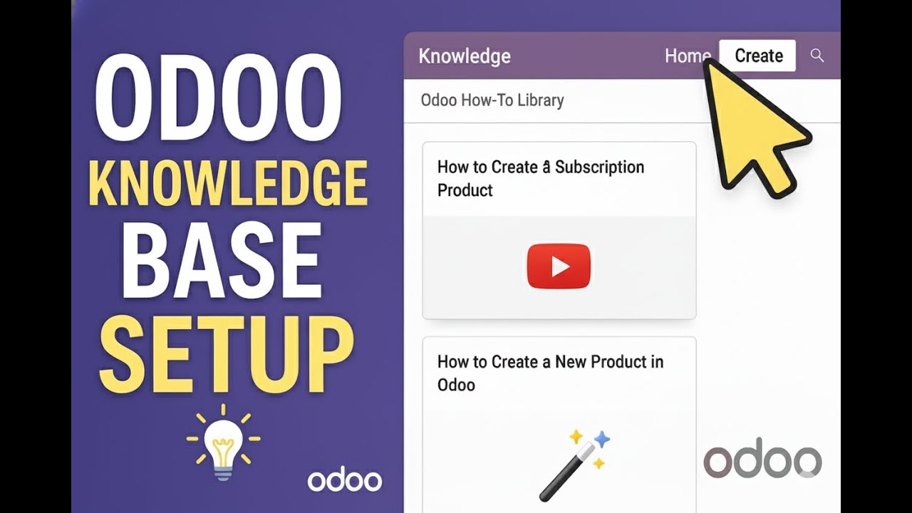 How To Create And Search Knowledge Articles In Odoo Step By Step