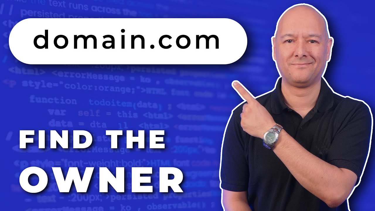 How To Find Out Who Owns Any Domain Name Fast Youtube