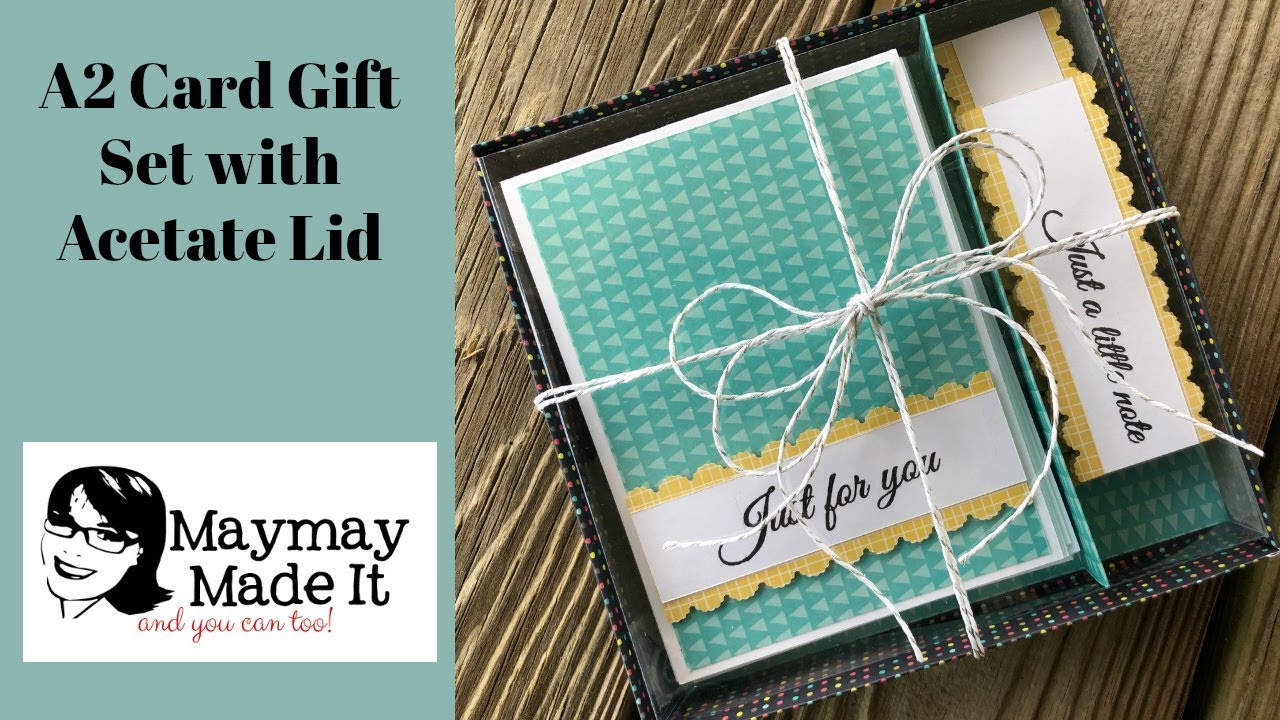 A2 Card Gift Set Tutorial Youtube