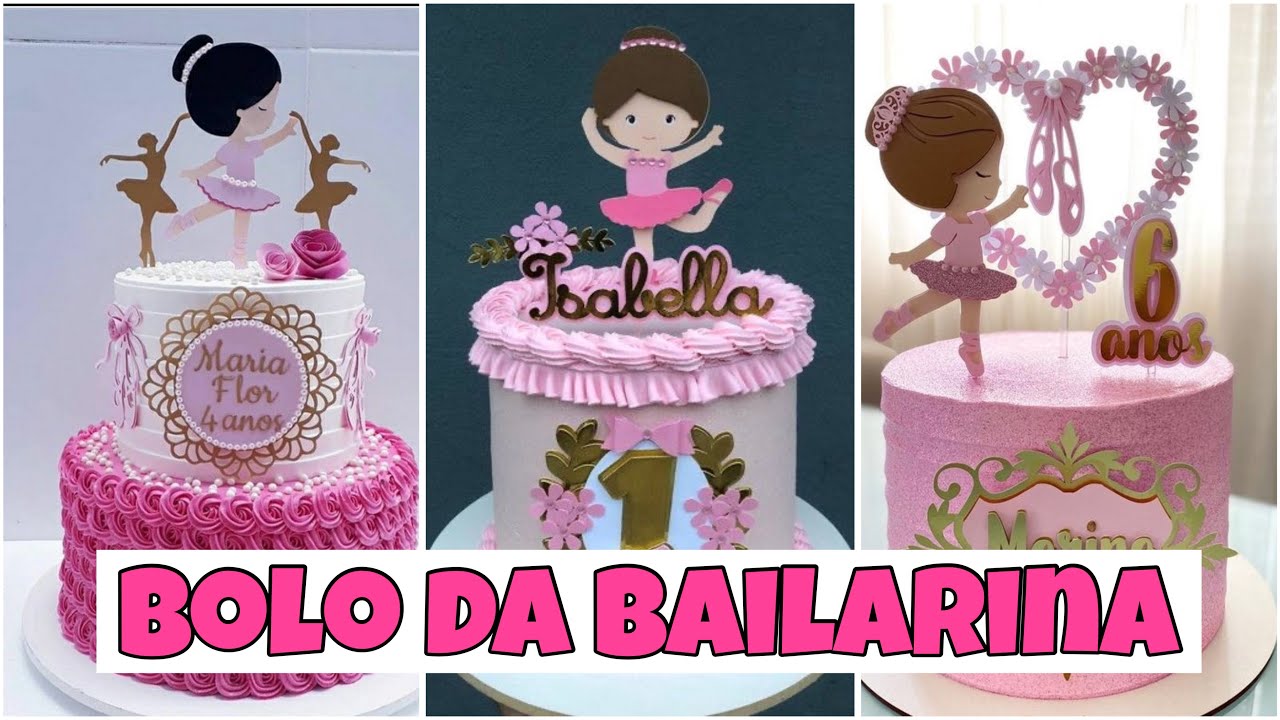 Bolo No Tema Bailarina Festa Com Amor Youtube