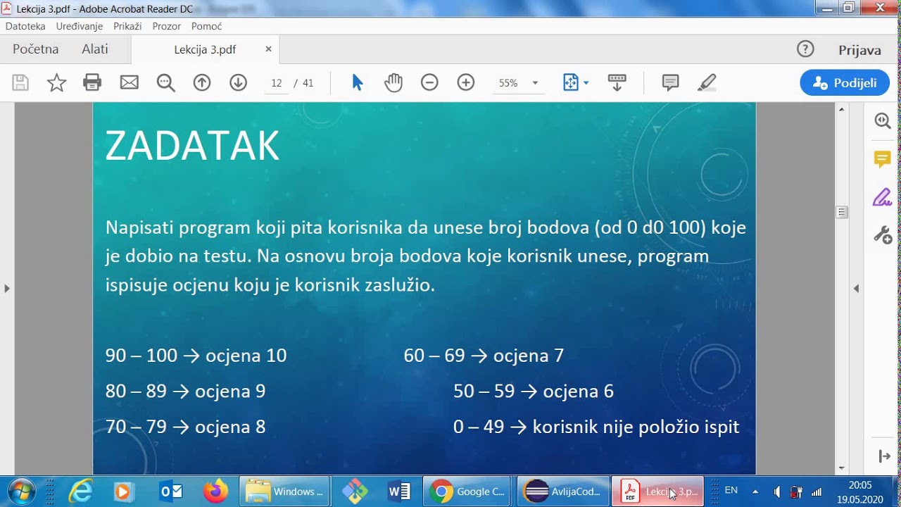 Java Tutorial Lekcija 3 Boolean Value Ocjene Youtube