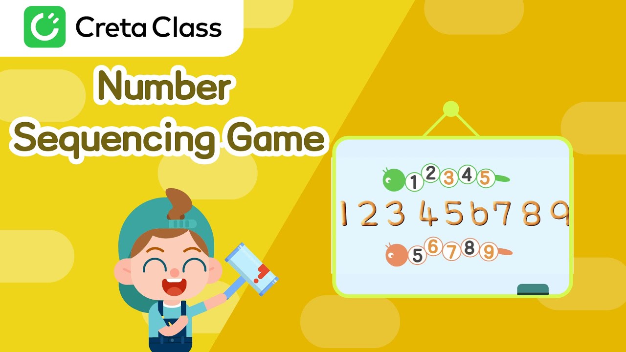 Number Sequencing Game Math For Kids Math Lessons Creta Class
