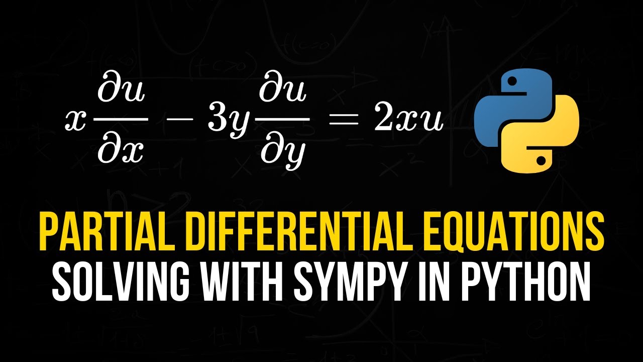 Solving Partial Differential Equations In Python Youtube