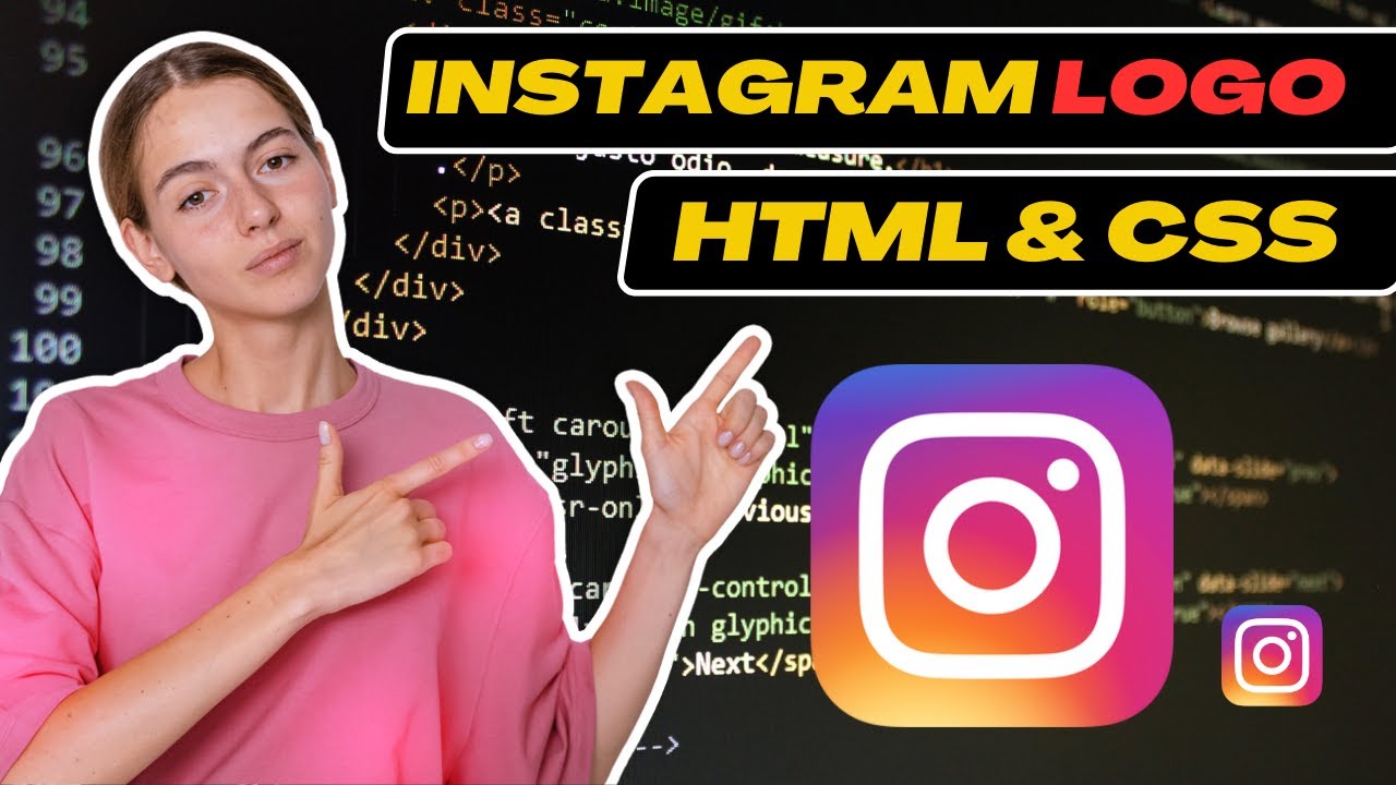 Instagram Logo Using Html Css Tutorial Web Development Youtube