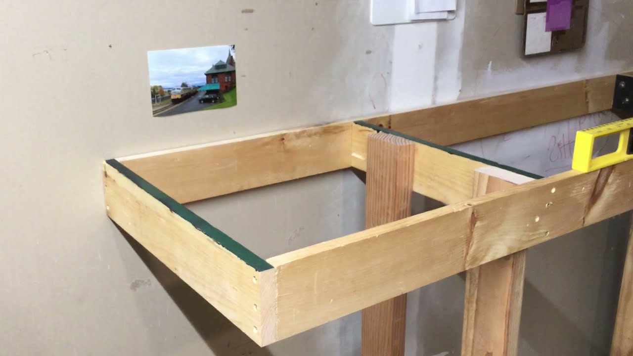Building Benchwork For My New Layout Time Lapse Helpful Tips Youtube