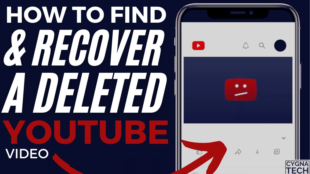 How To Find Recover Deleted Youtube Video View Deleted Youtube