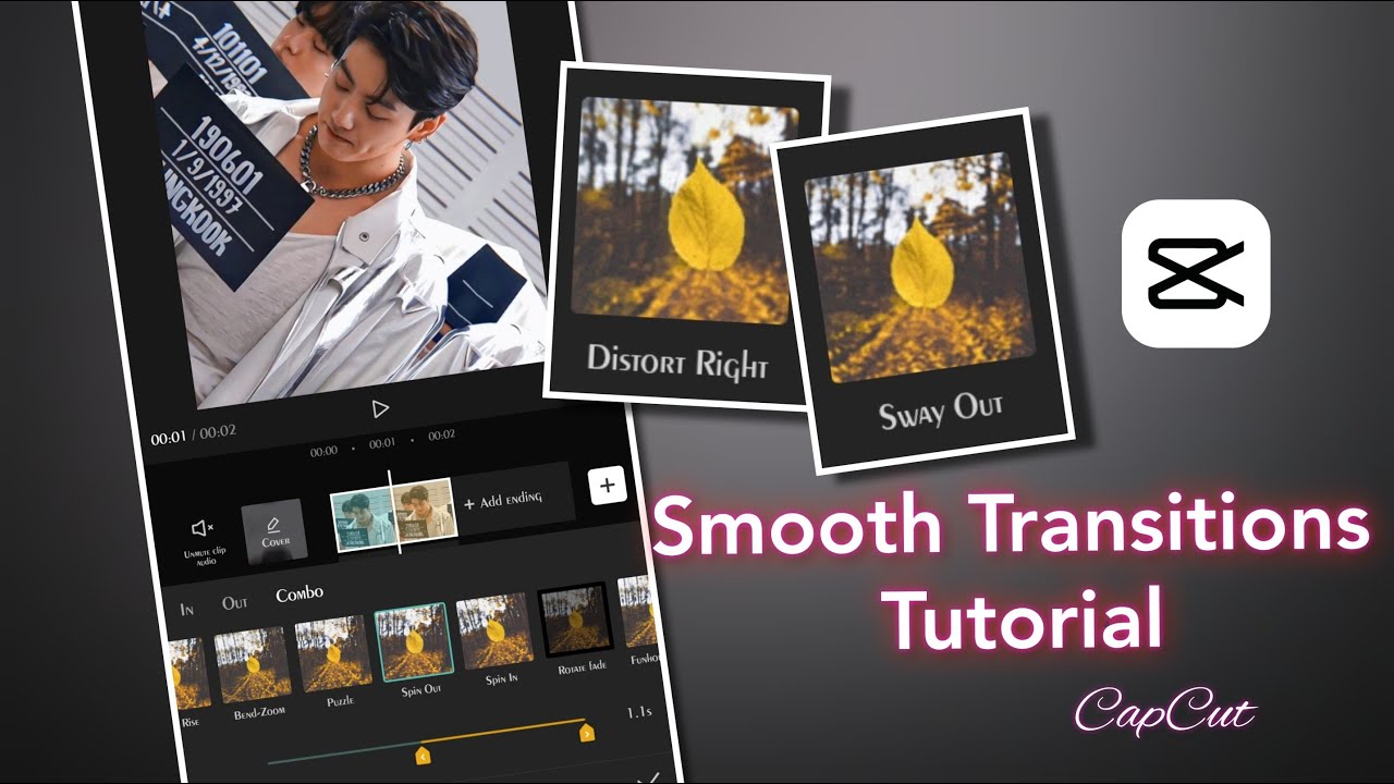 Capcut Edit Tutorial Smooth Transition Part 1 Youtube