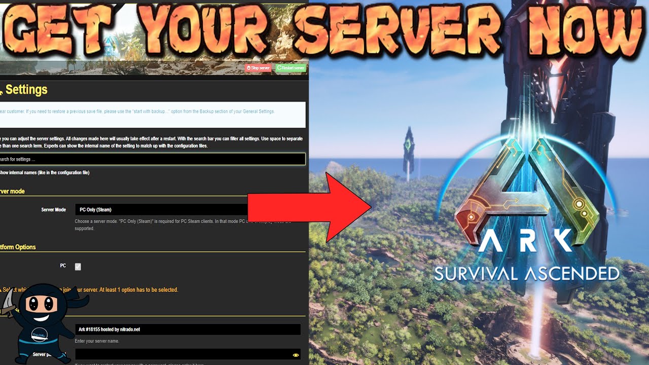 How To Setup And Edit Your Nitrado Ark Survival Ascended Taming Xp