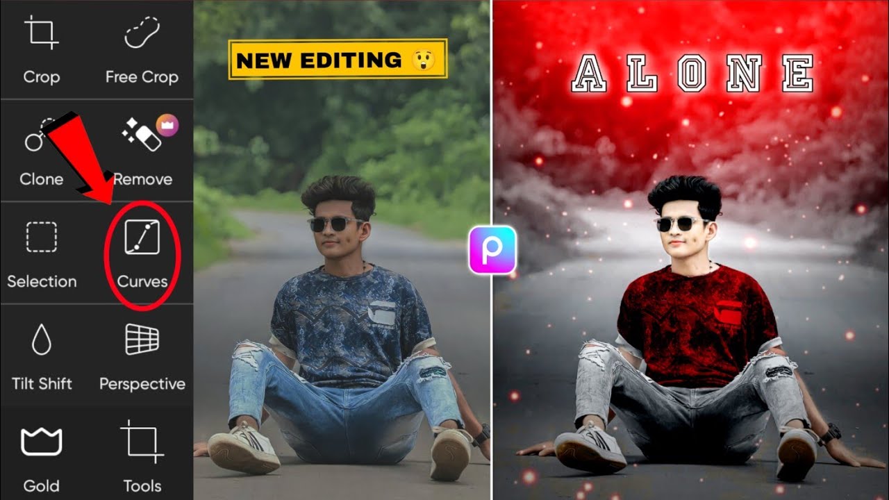 Alone Photo Editing Picsart Picsart Se Photo Edit Kaise Karen