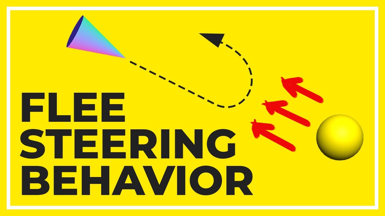 Flee Steering Behavior With Yuka Three Js Ai Tutorial Youtube