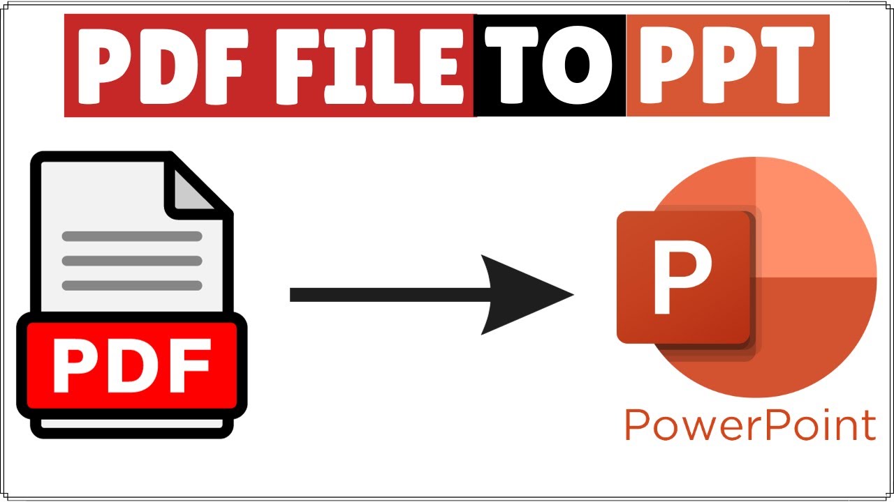 How To Convert Pdf To Powerpoint Convert Pdf Into Ppt Youtube