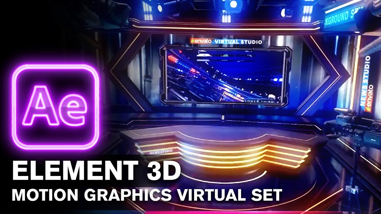 After Effects Tutorials Element 3d For Beginners Youtube