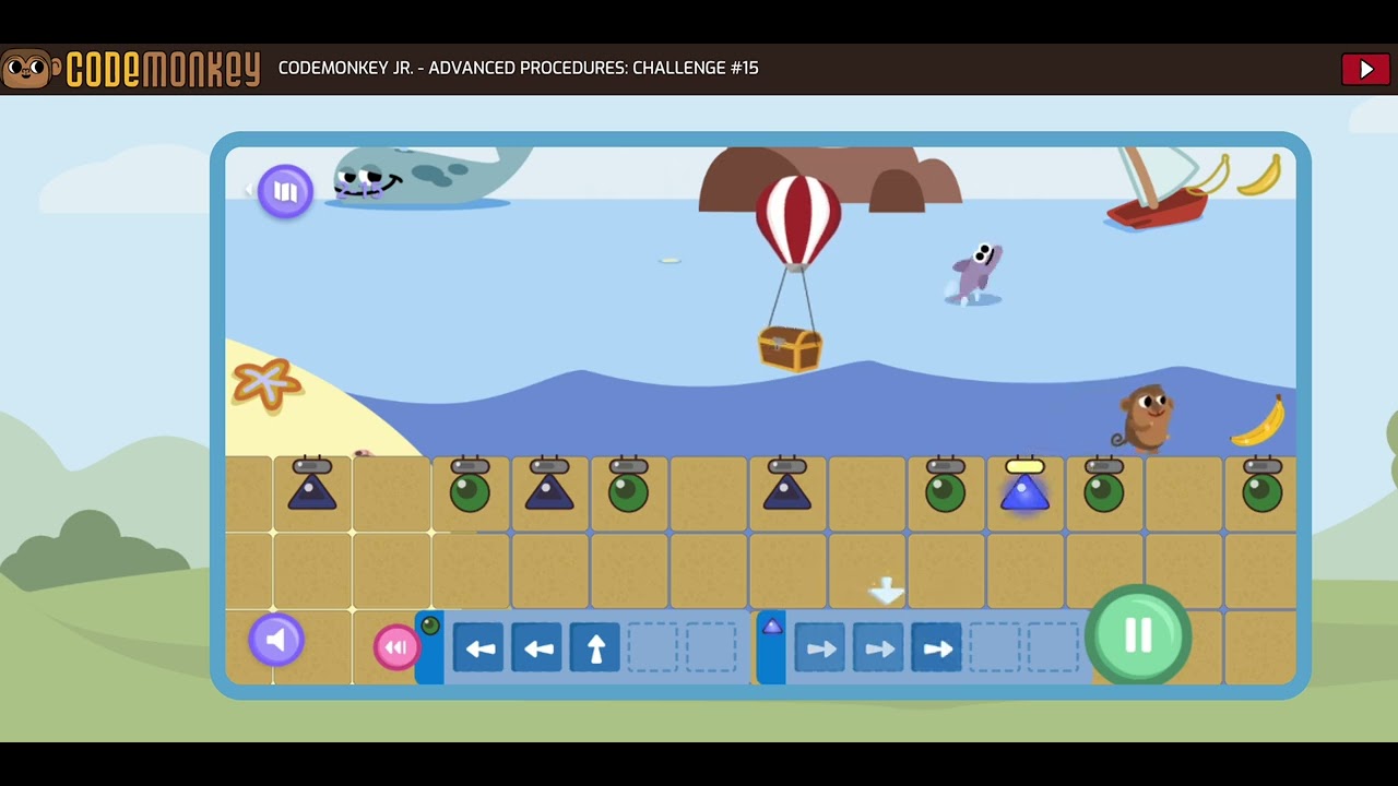 Codemonkey Jr Advanced Procedures 15 Youtube