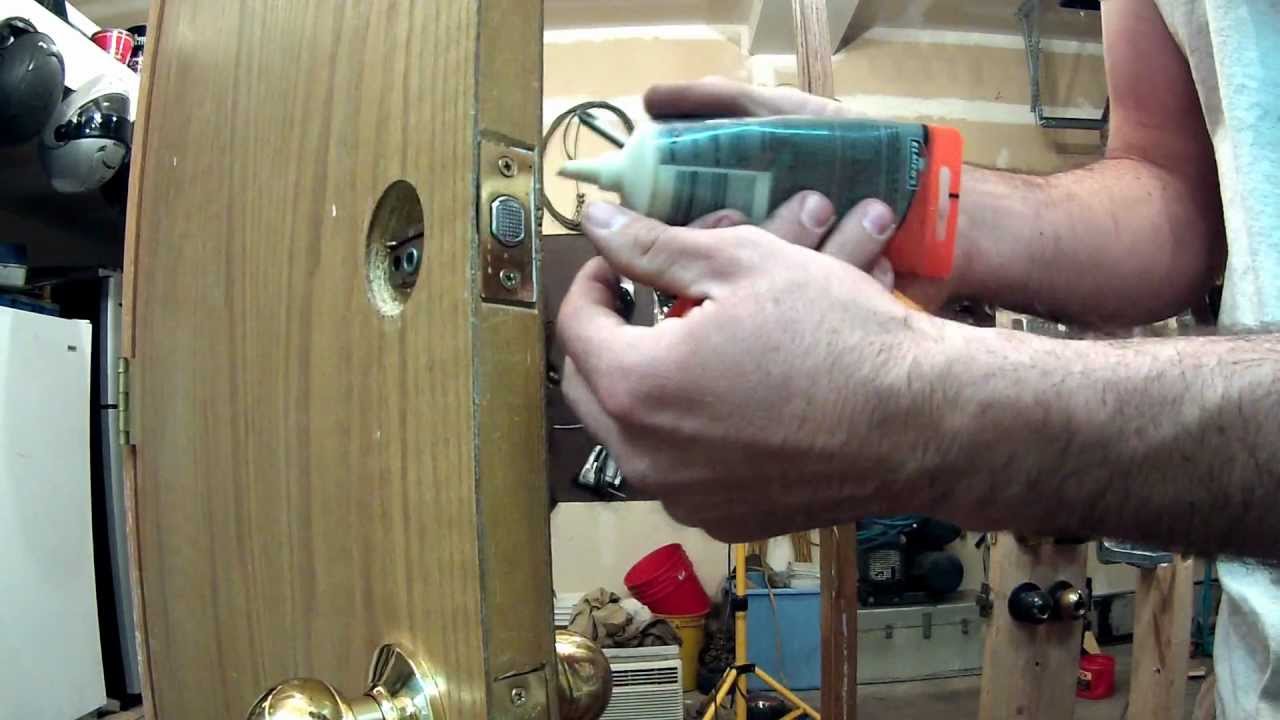 How To Install Deadbolt Lock On Your Door Youtube