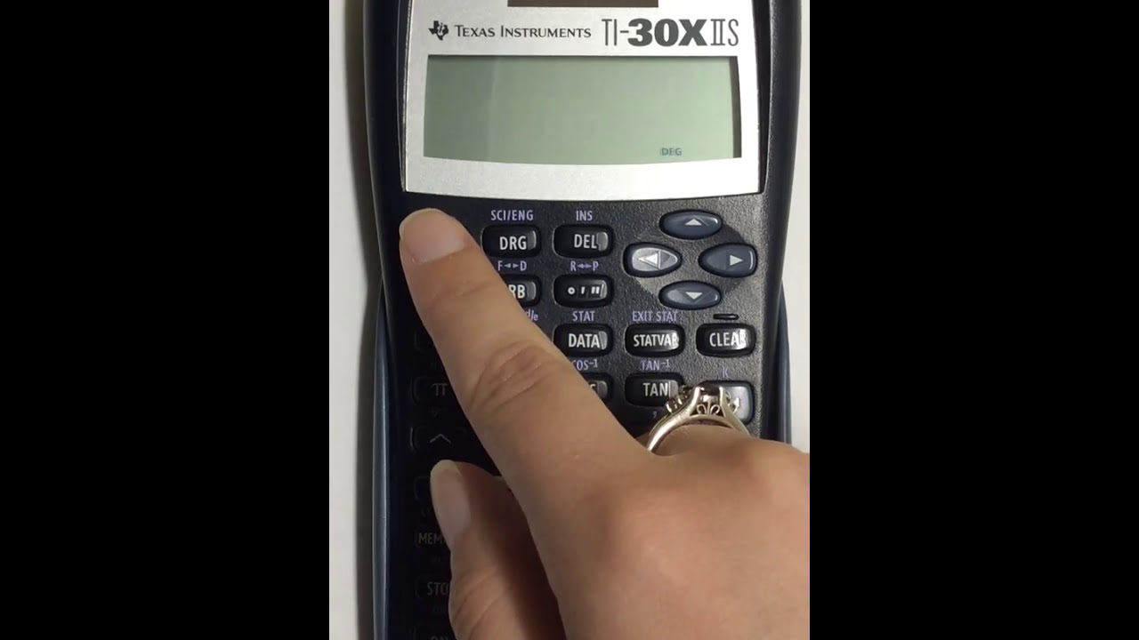 Adding One Variable Data Into Ti 30xiis Scientific Calculator Youtube