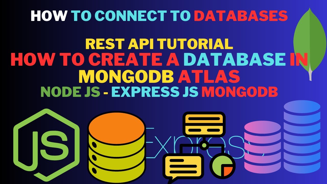 How To Connect Mongodb Atlas To Node Js Mongodb Tutorial Youtube