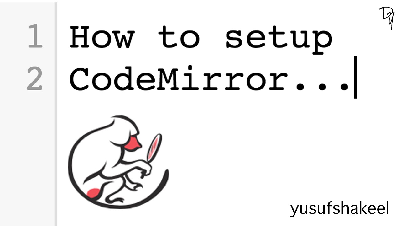 How To Setup Codemirror Step By Step Guide Codemirror 01 Youtube