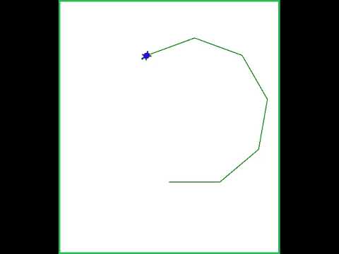 Python Sandbox Drawing A Regular Nonagon On Python Sandbox Using A