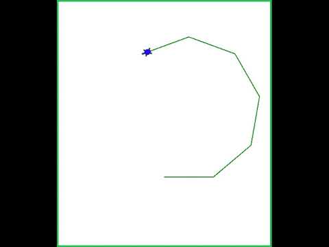 Python Sandbox Drawing A Regular Nonagon On Python Sandbox Using A