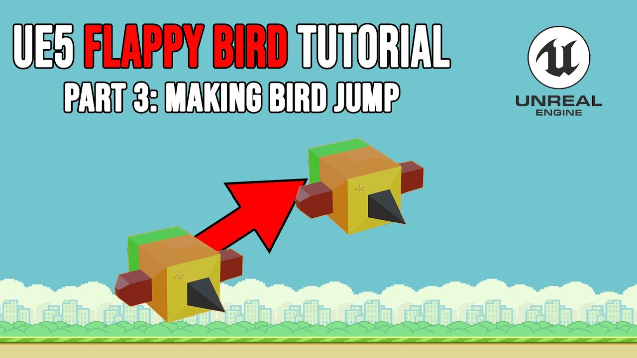 Making The Flappy Bird Jump Flappy Bird Unreal Engine 5 Tutorial