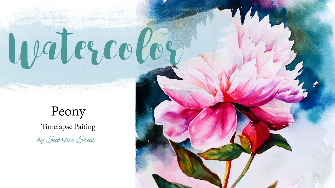 Peony Watercolor Youtube