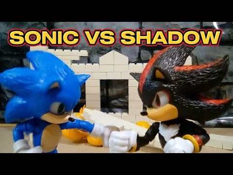 Sonic Movie 3 Sonic Vs Shadow Stop Motion Animation Youtube